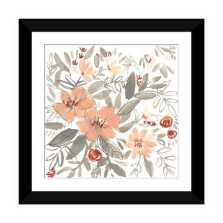 iCanvas "Peach & Rust Blooms I" by Jennifer Goldberger - Bed Bath & Beyond - 37378399